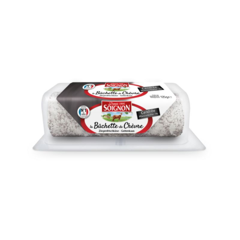 Un-ripened Goat Cheese Log - Ash (in shell pack) (125g) | KING RISE ...