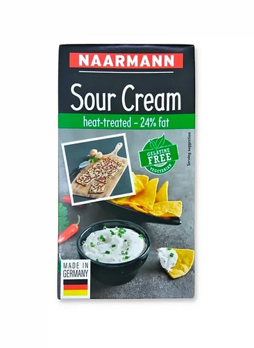 Germany Naarmann Heat-Treated Sour Cream ,24% Fat, (1 L) | KING RISE ...