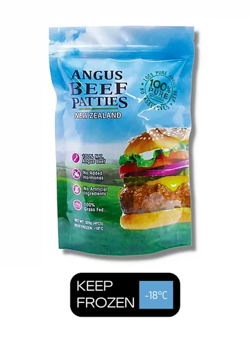 New Zealand Angus Beef Patties 320g/pack (-18°C) | KING RISE (ASIA) LTD.