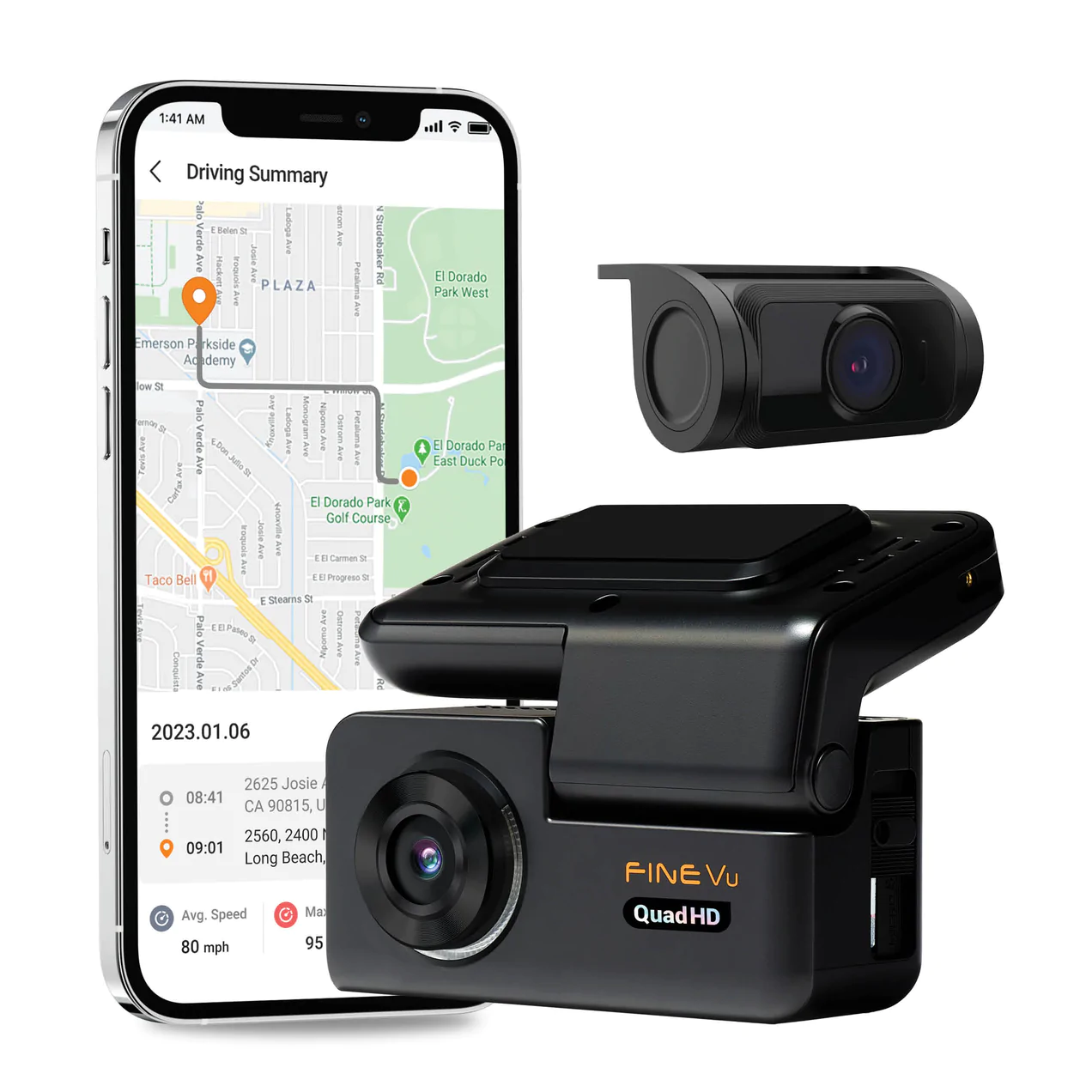 FineVu GX300 (2K QHD) Front & Rear Bundle | Toronto Dashcam