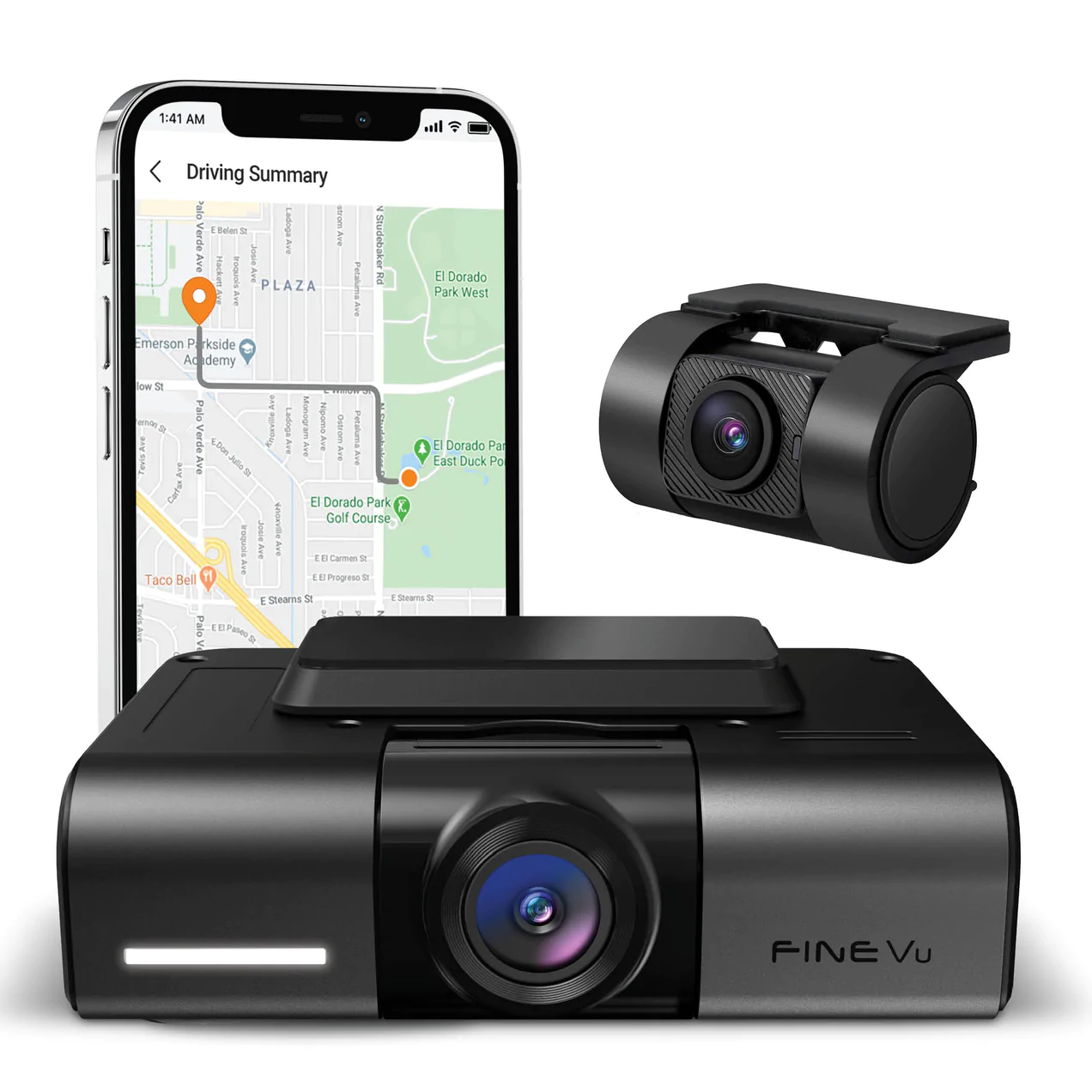 FineVu GX4K (4K QHD) Front & Rear Bundle | Toronto Dashcam