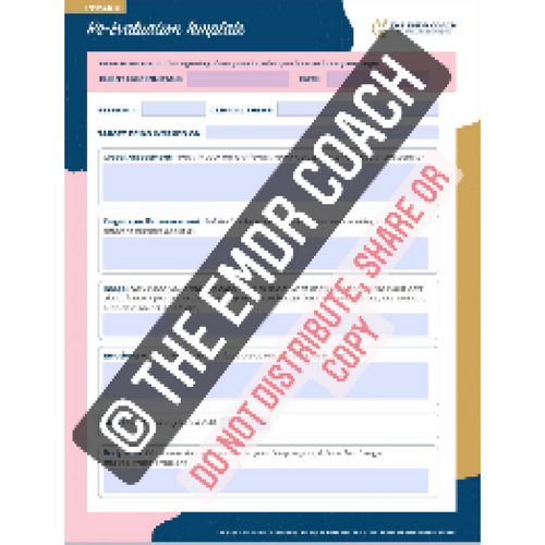Re-Evaluation Template | The EMDR Coach