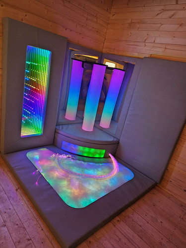 Modular Sensory Corner 1220 x 1220 LED wall pad, panel infinity mirror ...