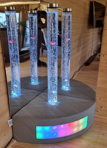 LED plinth tube mirrors | Playfix