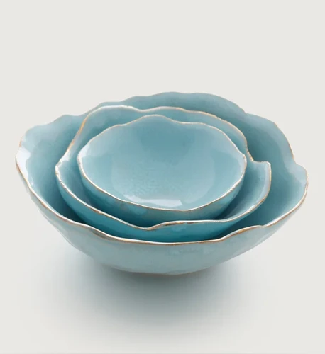 Set of 3 Ceramic Nesting Dishes | PB Interiors