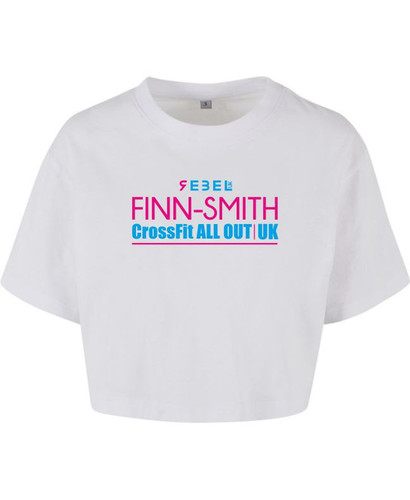 Vick Finn Smith Supporters Bia Oversized Crop Tee | Rebel UK