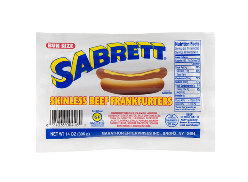 Sabrett Beef Franks, 14oz | Special Delivery