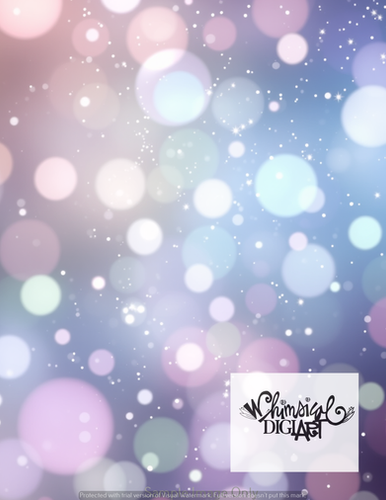 Inspiration Glow - Four Letter Size Backgrounds | Whimsical Digi Art