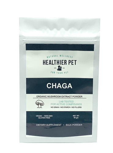 Organic Chaga Mushroom Extract 60 grams | Healthier Pet