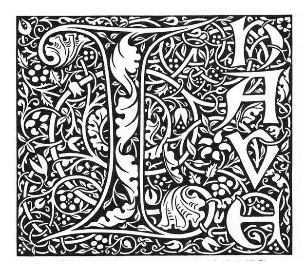 Decorated Words | Kelmscott Chaucer