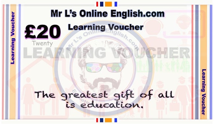 Learning Voucher | Welcome to Mr L’s