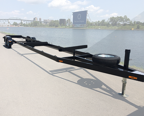 Small Dragon Boat trailer (2 axles) | missionpaddleshop