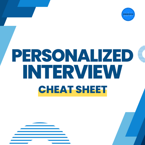 Personalized Interview Cheat Sheet | Practice Interviewing