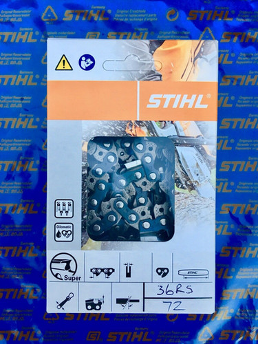 STIHL 36RS72 or 3/8 x.063 x 72DL Rapid Super Chainsaw Chain...suits 20 ...