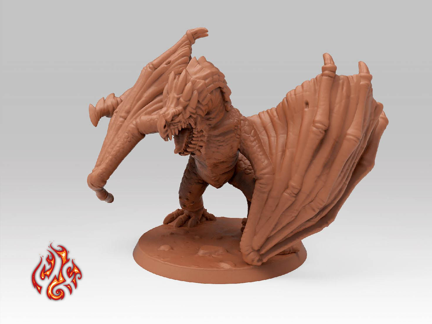 Wyvern by crippledgodfoundry for games like Dungeons and Dragons ...