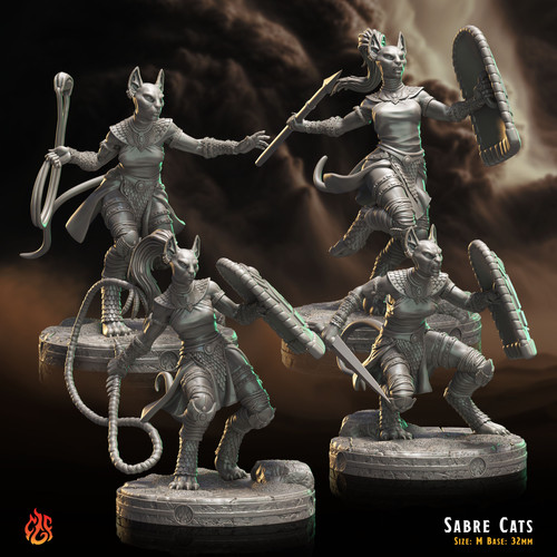 Sabre Cats | crippledgodfoundry