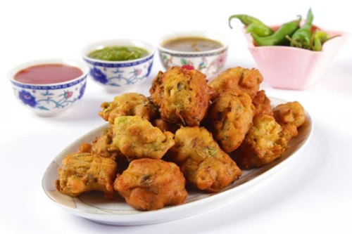 Kale Pakoras | Veda Catering