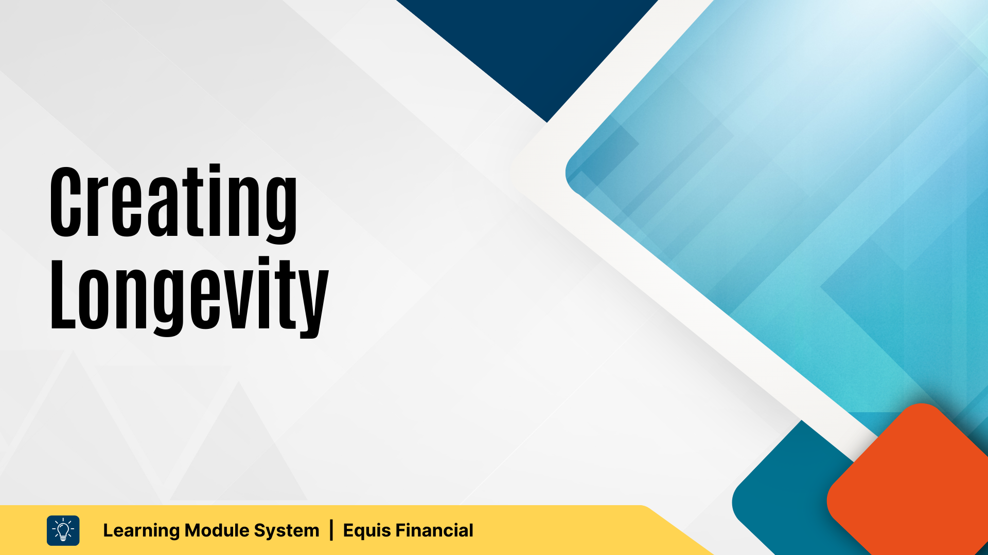 Creating Longevity | Training Center