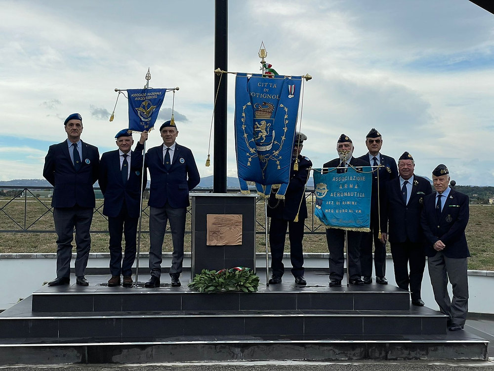 A.A.A. - Aviatori d’Italia Sezione di Rimini, cerimonia per MAVM Serg ...