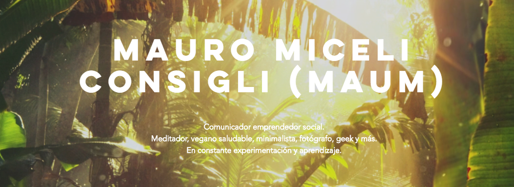Mauro Miceli Consigli (MauM) | Ética y Bienestar