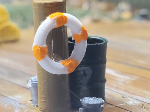 HO scale Life Rings | Yelton Models