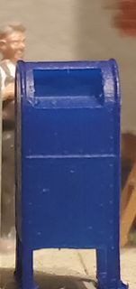 HO Scale US Mail box | Yelton Models