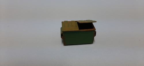 HO Scale Dumpster Bins w/lids | Yelton Models