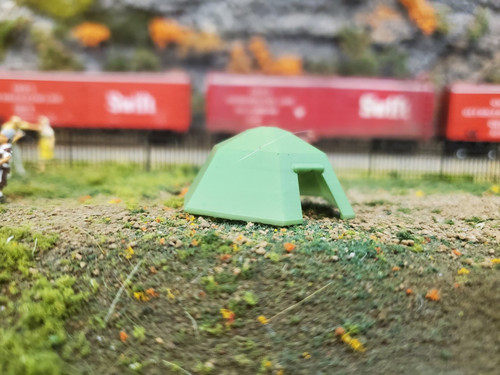 HO Scale Camp Gound Set | Yelton Models