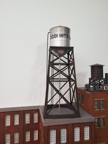 HO Scale City Water Tower kit | Yelton Models