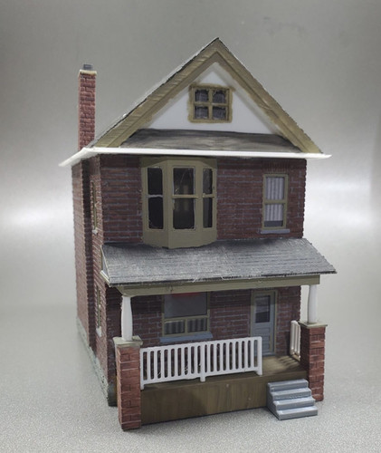 HO Scale Brick House | Yelton Models