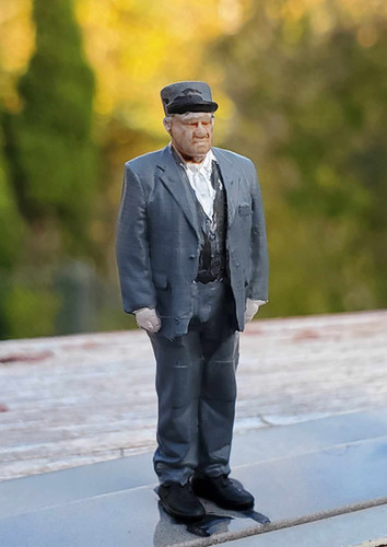 HO Scale Passenger Conductor | Yelton Models