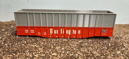 HO Scale CPR wood chip car extensions | Yelton Models