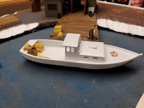 HO Scale Lobster Boat Set | Yelton Models