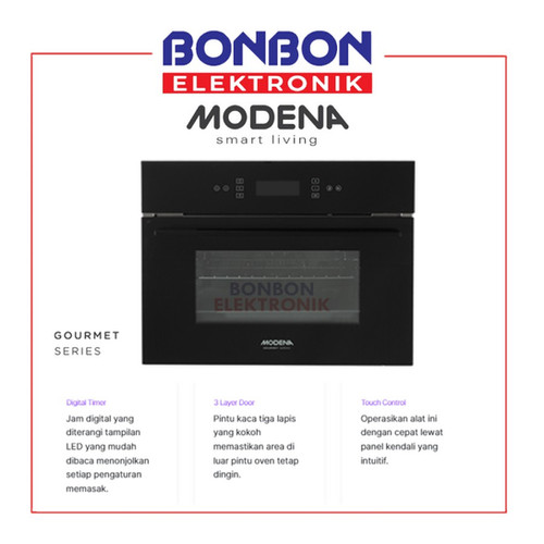 Modena Built In Electric Oven 43L BO 6435 / BO 6435 Oven Tanam | Bonbon ...