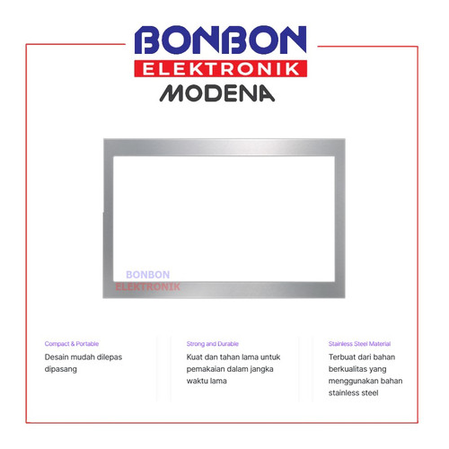 Modena Built In Frame FM 3000 / FM3000 Frame Microwave Stainless Steel ...