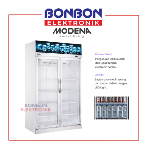 Modena Showcase Cooler 1200 Liter SC 2127 / SC2127 Freezer Minuman ...