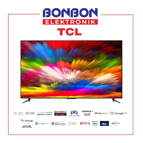 TCL LED TV 50" 50C645 QLED 4K UHD Google C645 SMART TV HDR10+ DOLBY ...