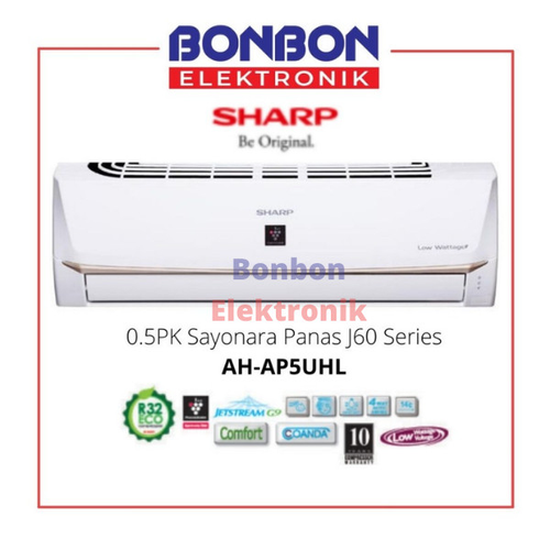 Sharp AC 0.5PK Plasmacluster Low Watt AH-AP5UHL / 1/2PK AHAP5UHL ...