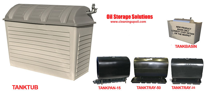 Oil Storage Solutions - Oil Tank Tubs, Tank Trays, Oil Containment
