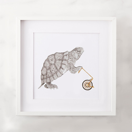 Muldoon Parker Common Map Turtle Art Print | lecanotrouge