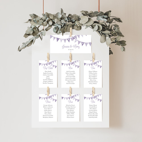 Ava Seating Plan Cards | Sarah Alexis Station