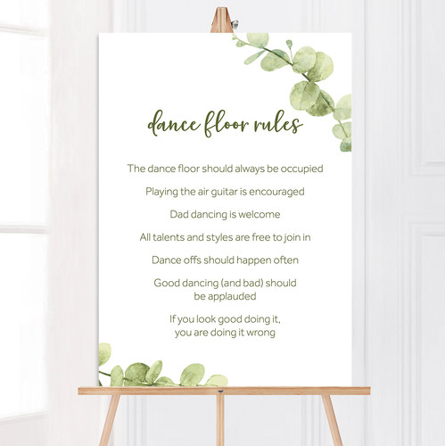 Harriet Dance Floor Sign | Sarah Alexis Station