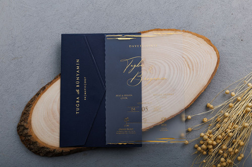 Elegant Acrylic Gold Wedding and Birthday Invitations for Quinceanera ...