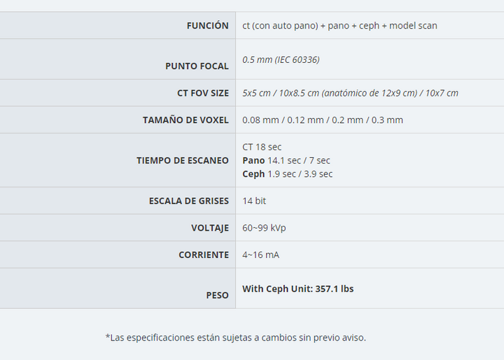 Ortopantomógrafo Vatech - Smart Plus