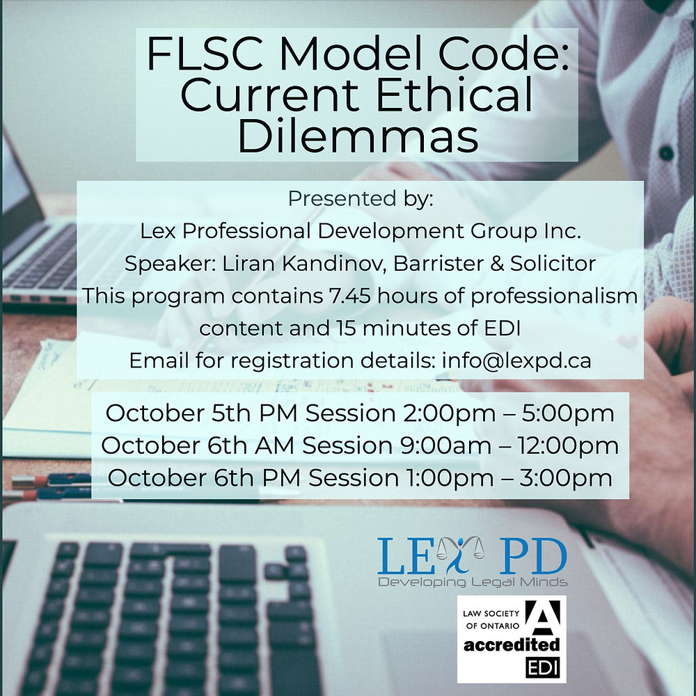 LSO CPD Professionalism and EDI credit