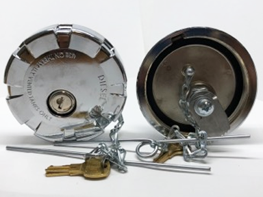 FTA-C-442LC Kenworth Semi Truck Locking Chrome Diesel Anti-Theft Fuel ...