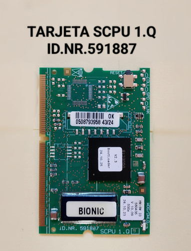 TARJETA SCPU 1.Q ID.591887 | ELEVADORES INCONMEE