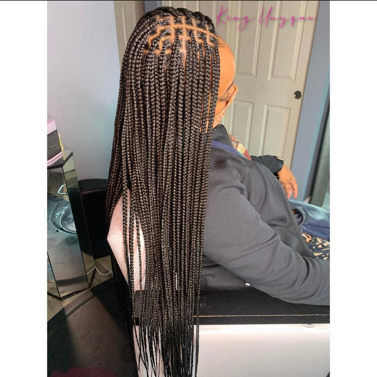 Small Knotless Braids | Hair by King Unyque