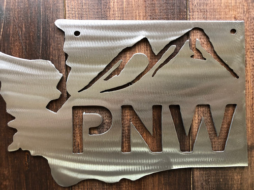Washington State Pnw Metal Art Wall Signs (pkg. of 4 units) Item#0292 ...