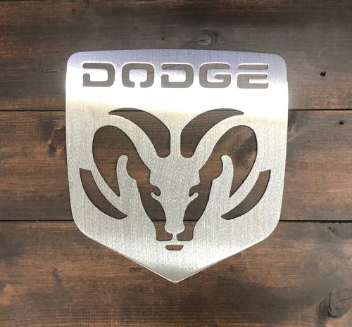 Dodge Ram Logo Metal Art Signs ( pkg of 4) Item#0174 | Metal Sign Guy LLC